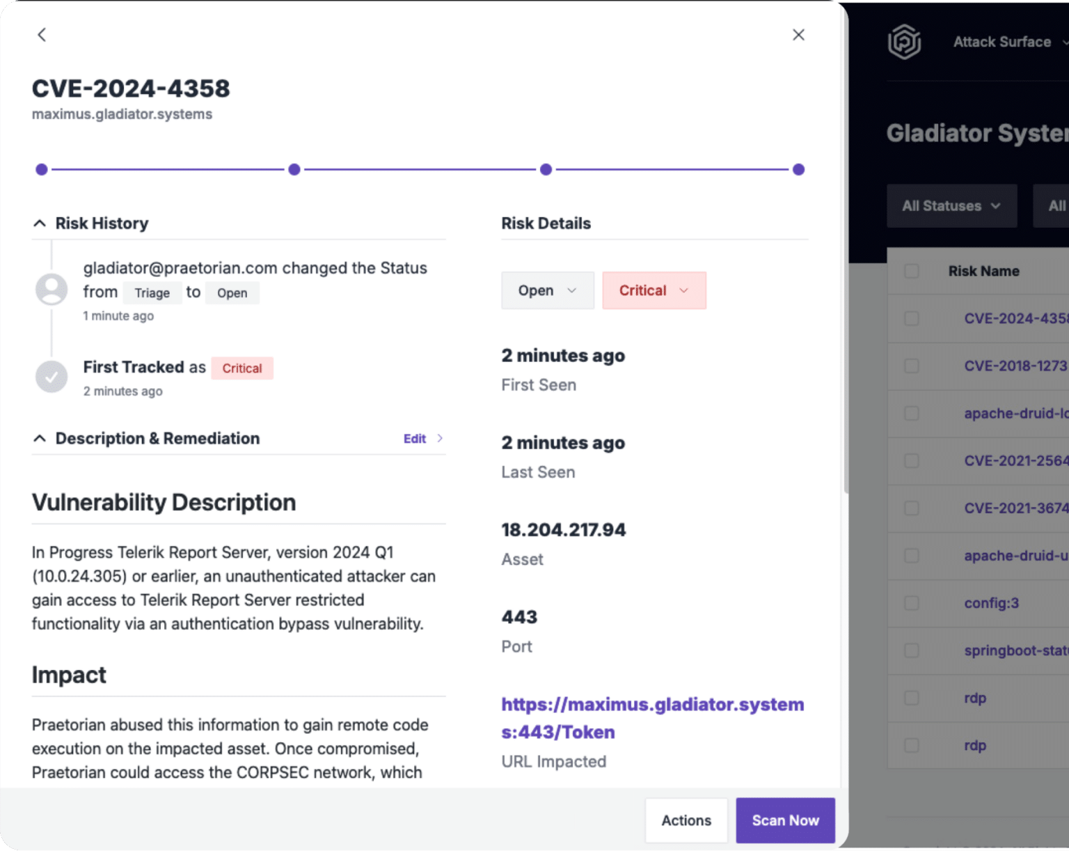 Chariot: Address Exploitable Risk, Not Superficial Detections